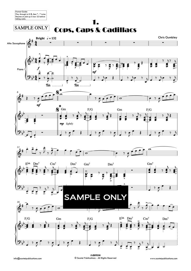 Cops, Caps and Cadillacs - Saxtet Publications