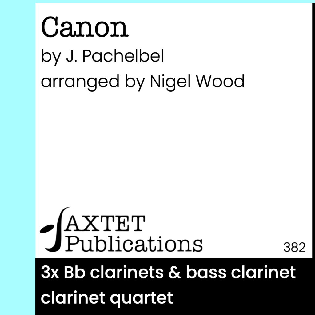 Canon - Saxtet Publications